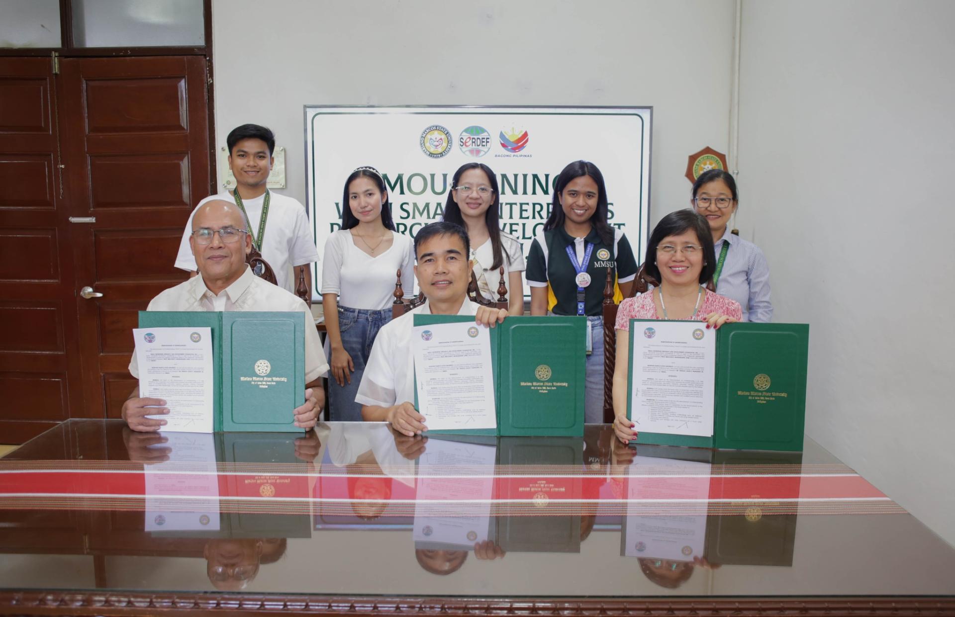 MMSU - news | MMSU, SERDEF ink MOU to boost entrepreneurship development