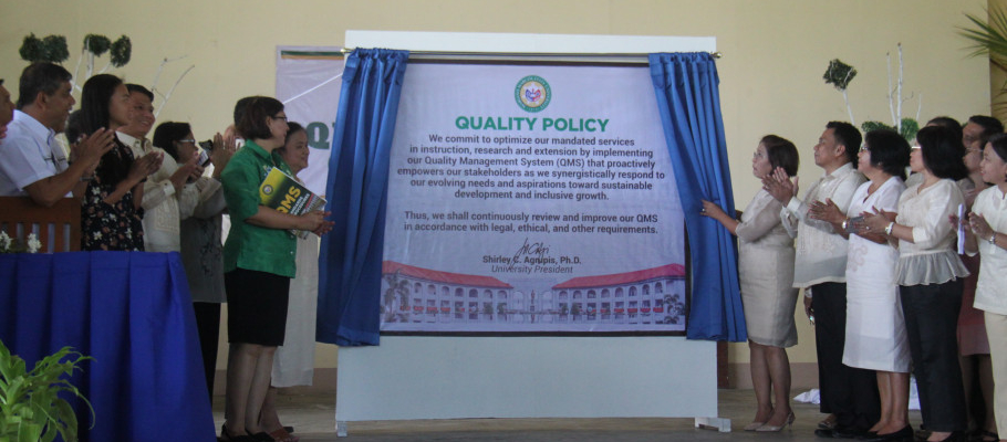 MMSU - news | MMSU launches QMS Manual, Quality Policy